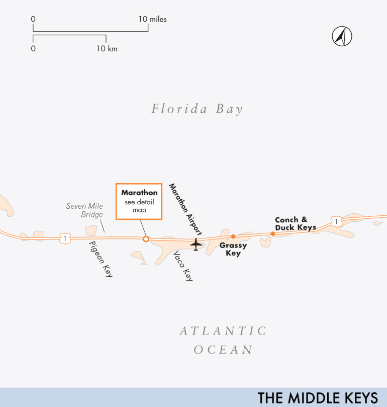 Map of Conch Key | Conch Key | Fodor's Travel Guides