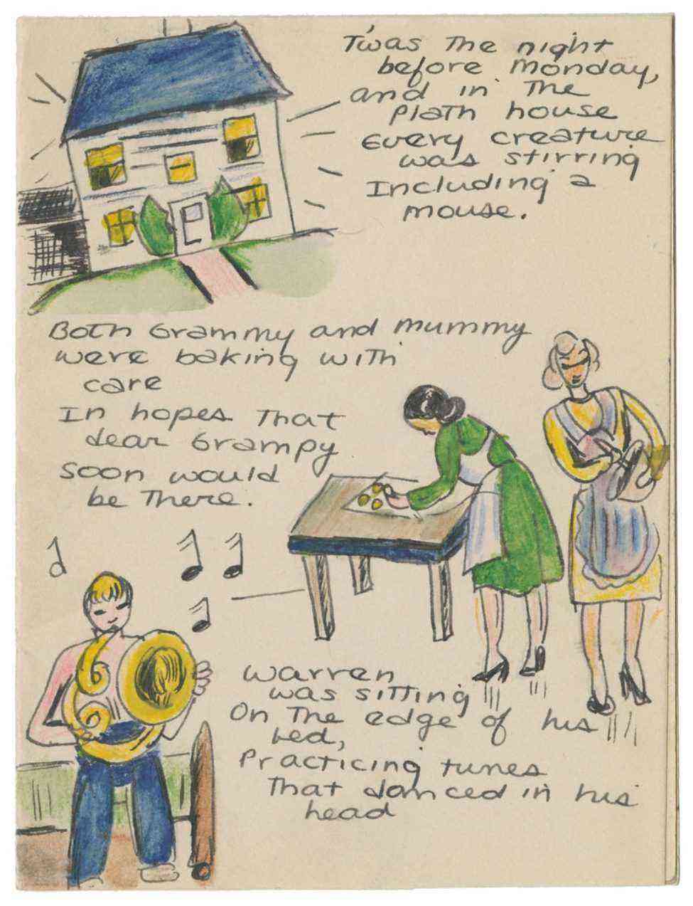 Smithsonian Exhibit Showcases Sylvia Plath’s Original Artwork – Fodors ...