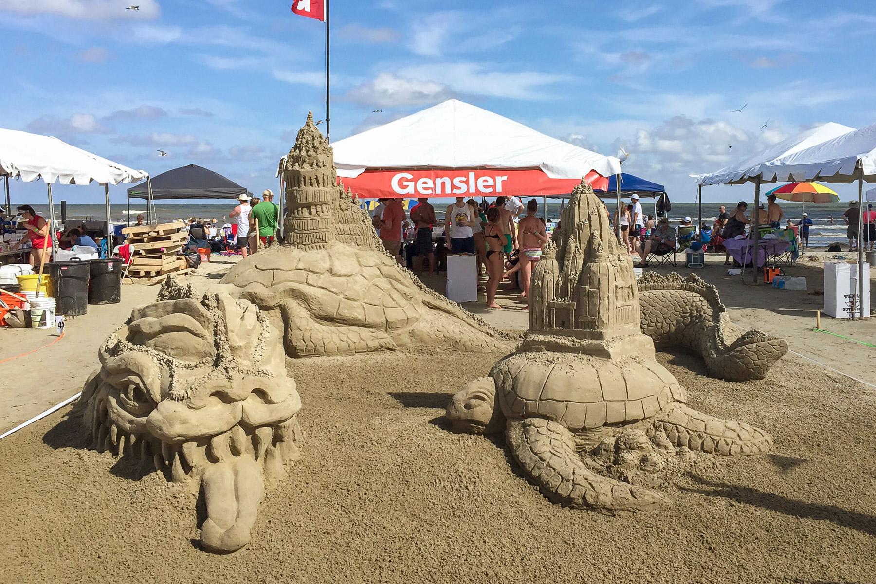 Where to see Incredible Sandcastle Art and Competitions in America