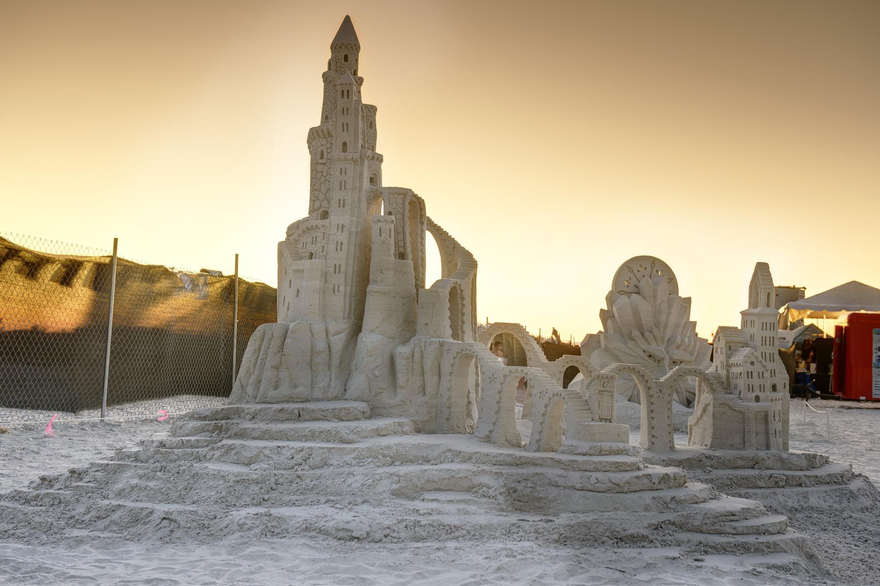 Where to see Incredible Sandcastle Art and Competitions in America