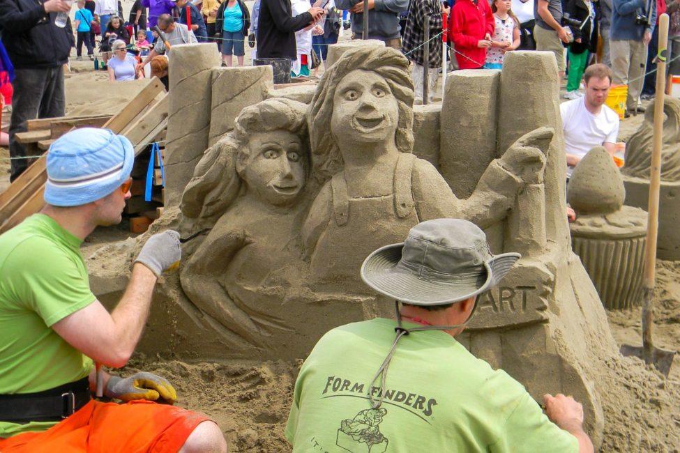 Where to see Incredible Sandcastle Art and Competitions in America