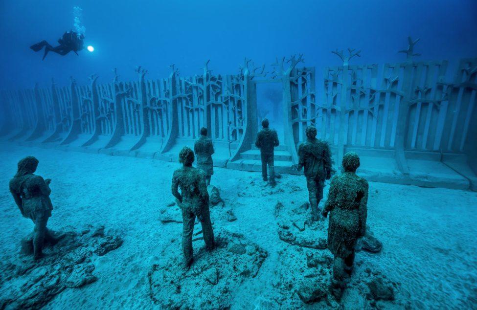 Underwater Art Exhibits and Museums You Can Scuba Dive to