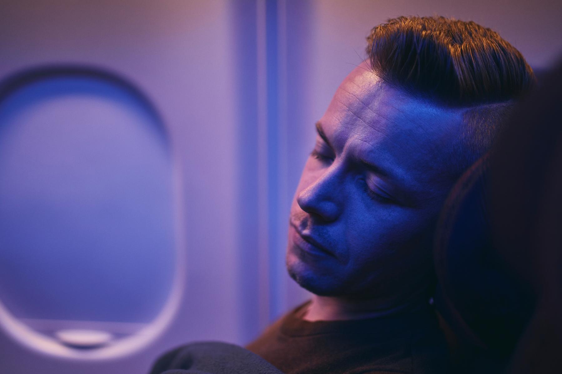 Falling Asleep on a Plane Is Our New Nightmare