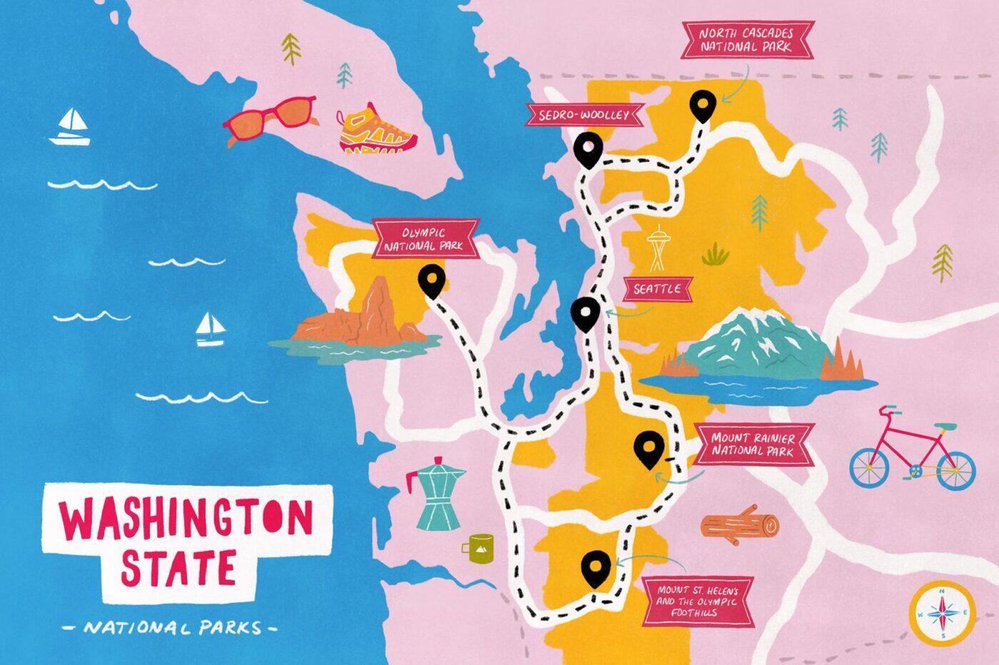 Fodor's National Park Road Trips – Washington State Fodor's National Park Road Trips – Washington State