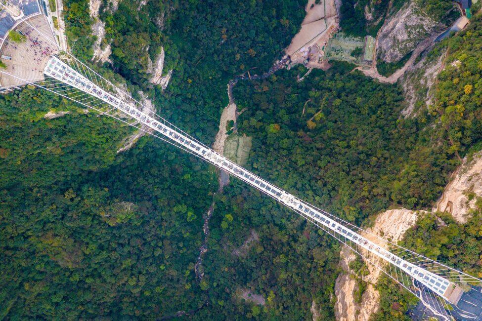 Terrifying Glass Bridges Around the World