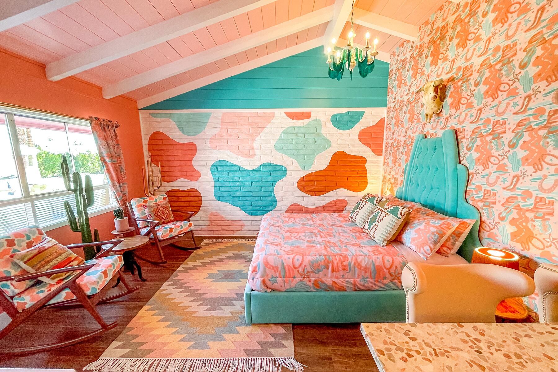Inside Trixie Motel, Trixie Mattel's Palm Spring's Pink Paradise