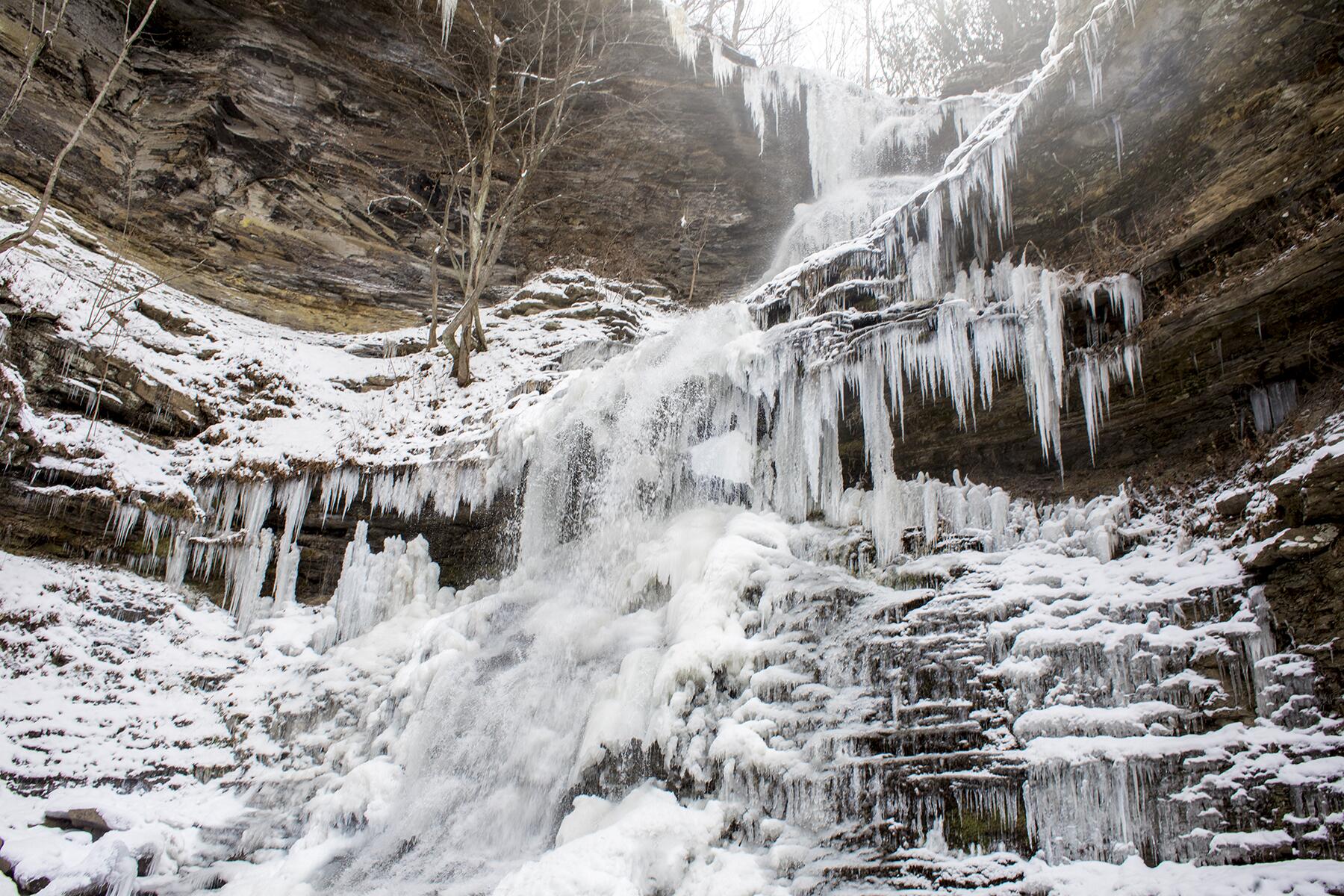 Stunning Frozen Waterfalls Across North America