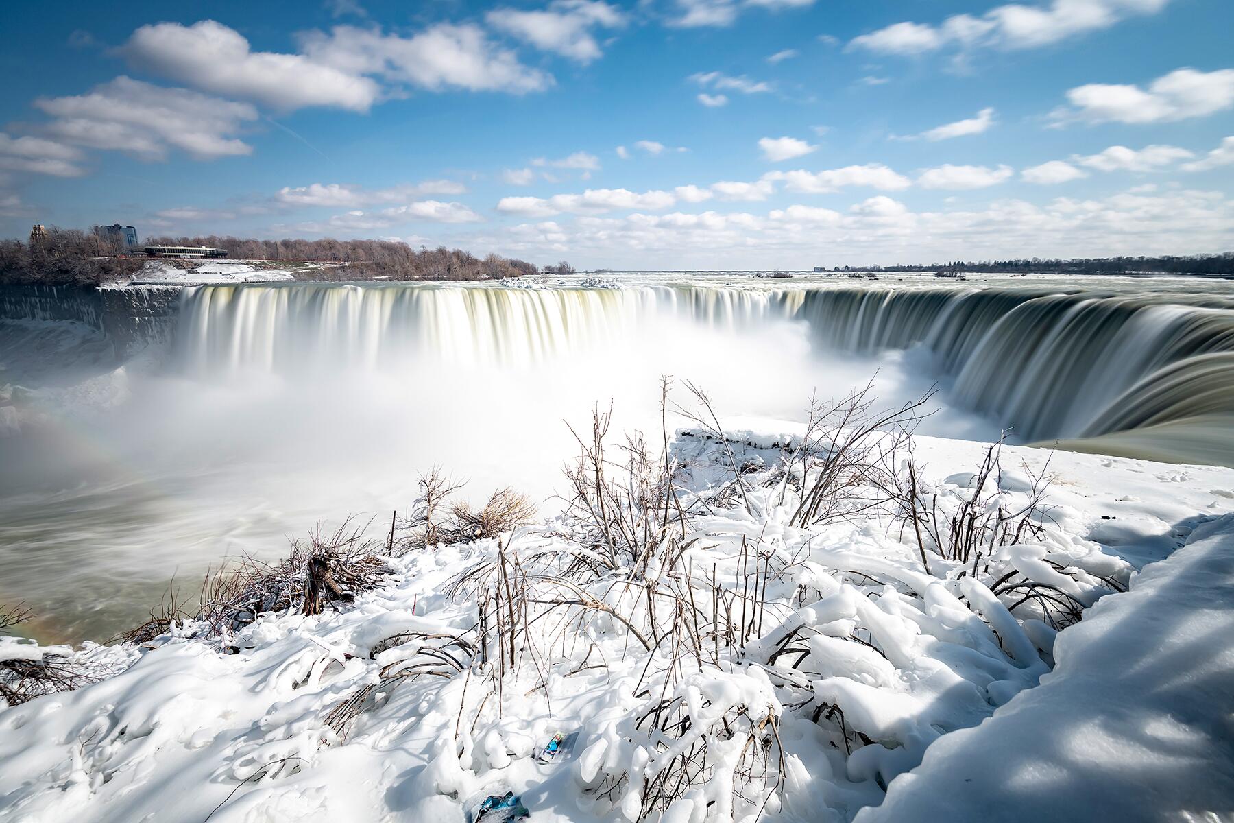 Snow Clouds Waterfall