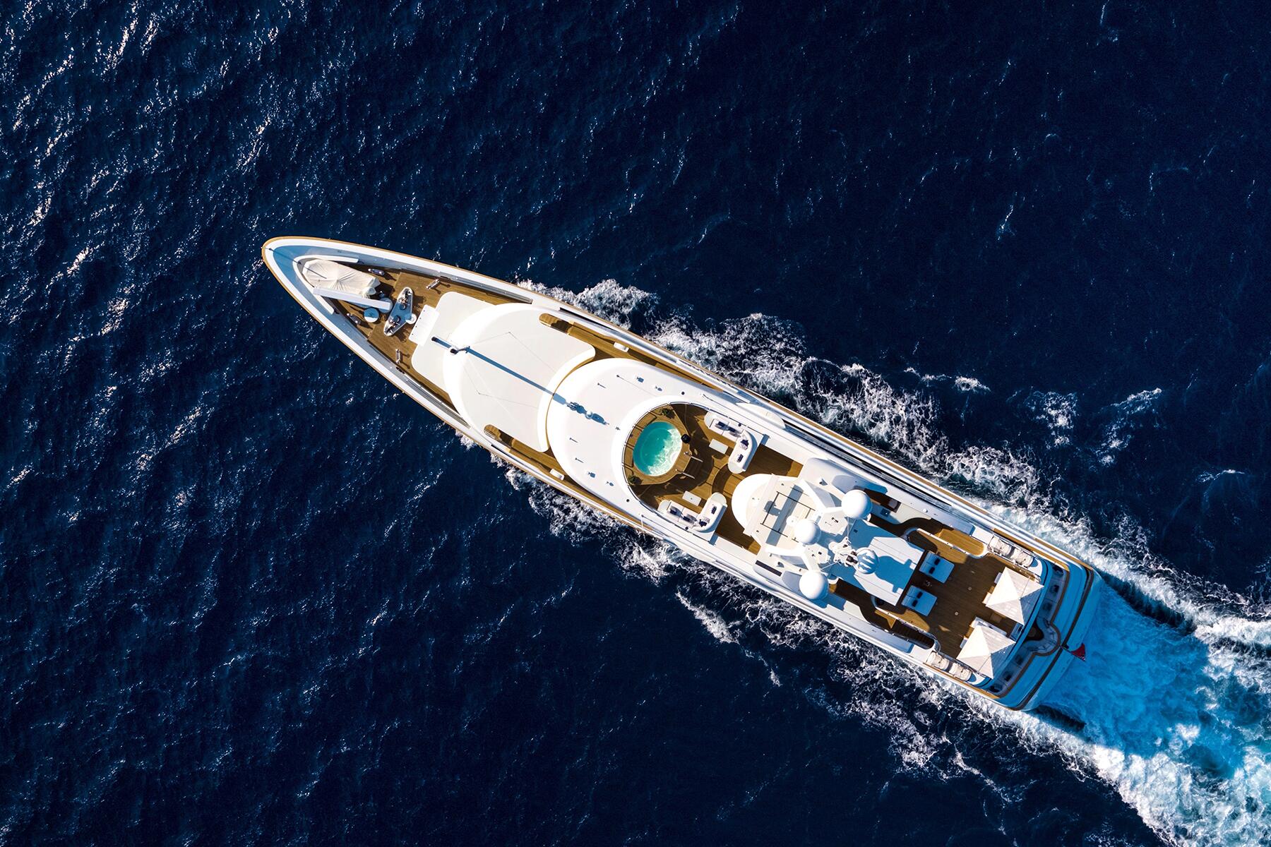 Onboard the Galaxy, the 184-Foot Superyacht That Feels Like a Spaceship
