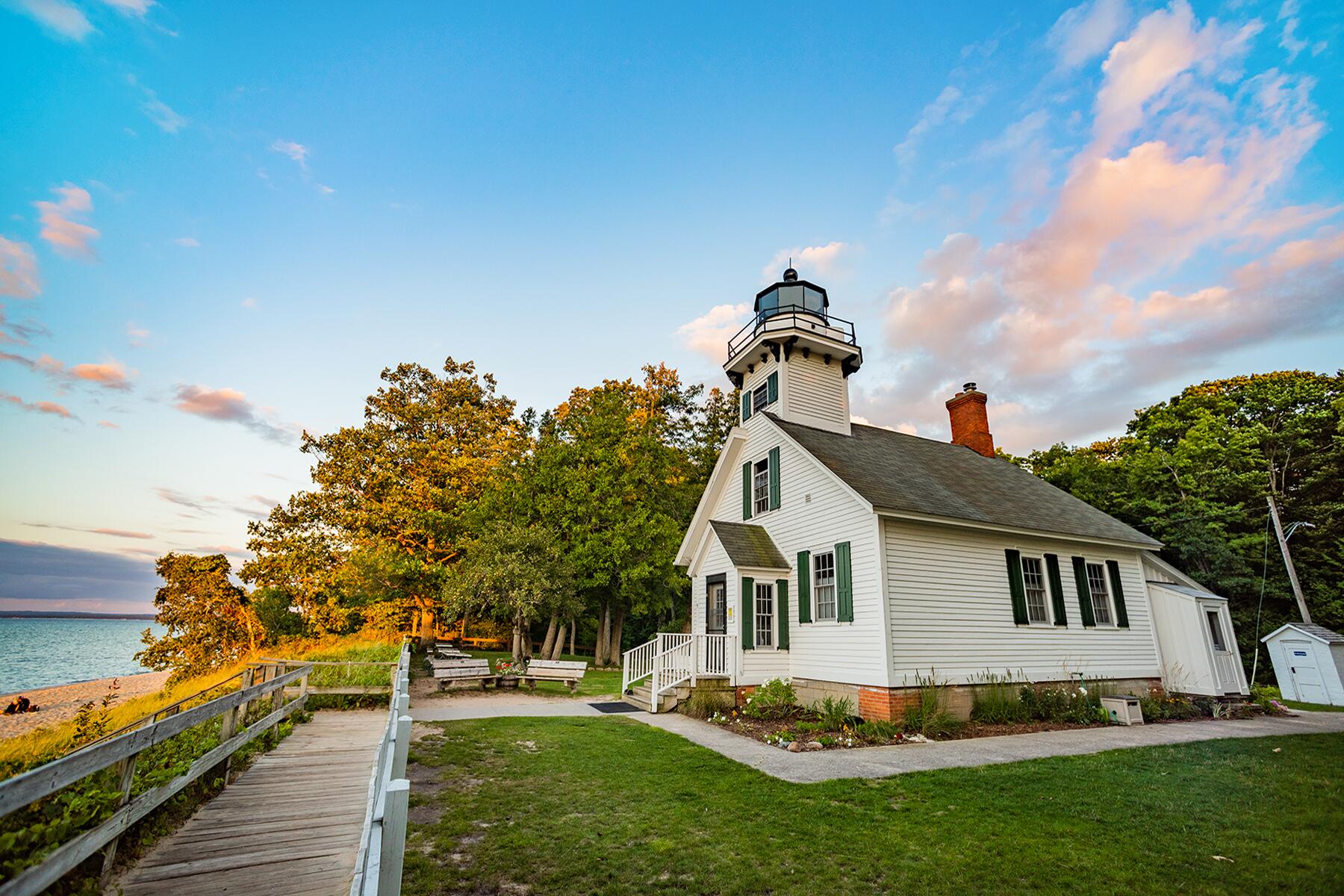 Lighthouse Where You Can Spend the Night