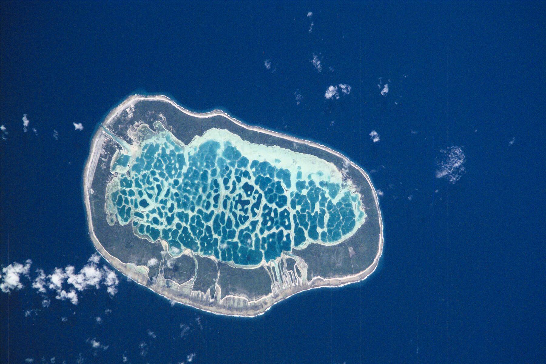 French Polynesia’s Leopard Print Lagoon