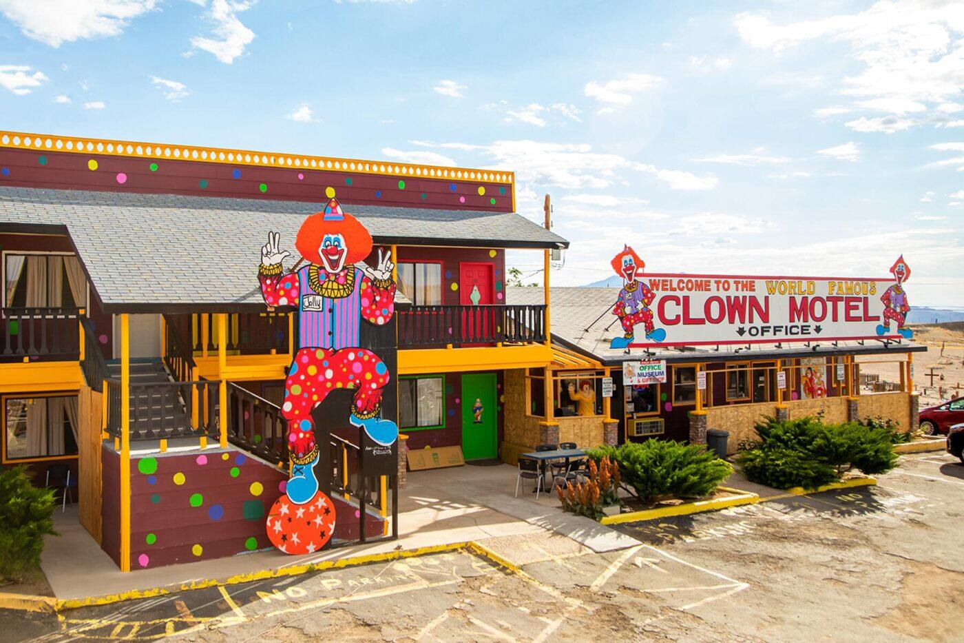 Experience America's Scariest Motel: The Haunted Clown Motel in Tonopah, Nevada